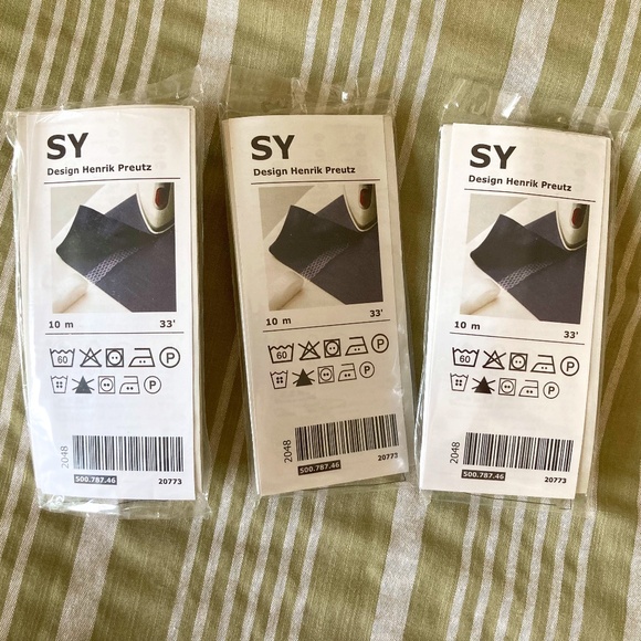 IKEA | Accents | New Ikea Sy Iron On Hemming Tape 3 Packs | Poshmark